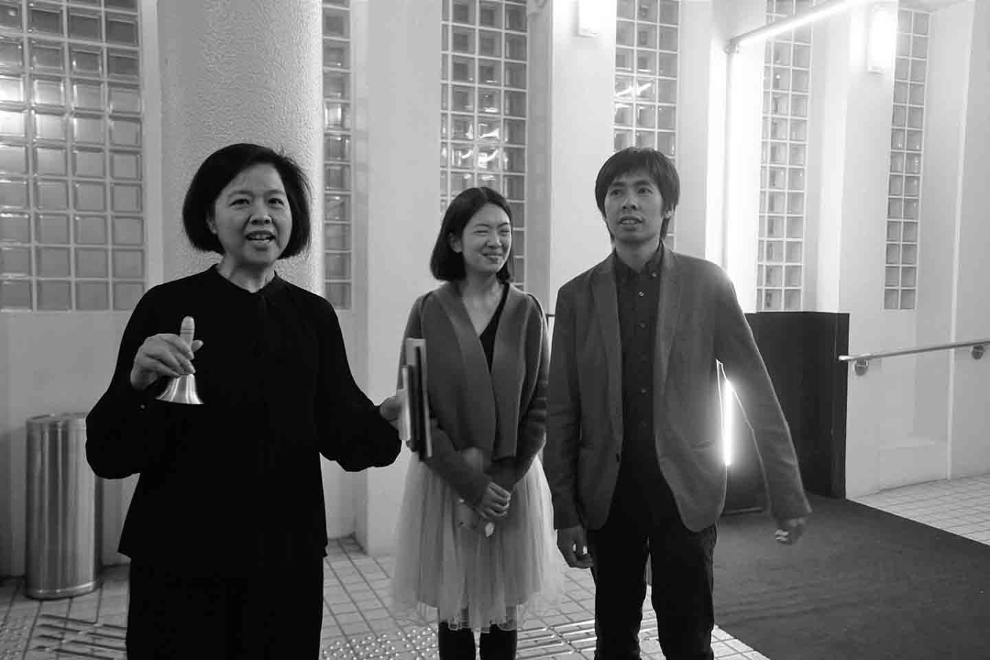 Ivy Lin, Stephanie Cheung and Kingsley Ng at Kingsley Ng's exhibition ...